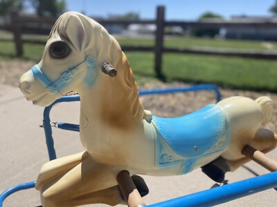 Vintage Antique "Wonder Horse" Springs Rocking Bouncing Horse (Walk-N ...