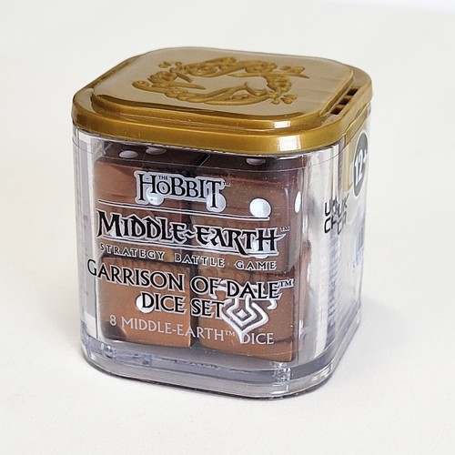 The Hobbit 8 Piece Garrison of Dale Dice Set Middle Earth Strategy ...