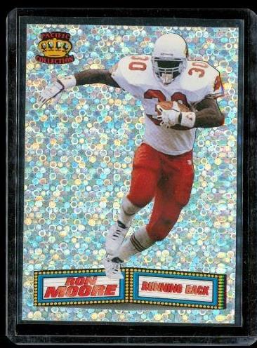 Vintage 1994 PACIFIC COLLECTION Holo Football Card #22 RON MOORE ...