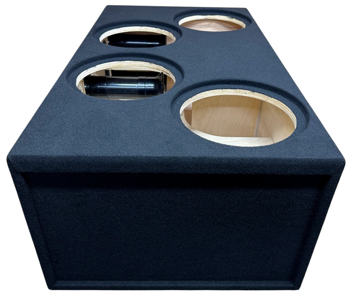 Custom Ported Sub Enclosure Box for 4 12" American Bass XFL XFL-12 Subs ...