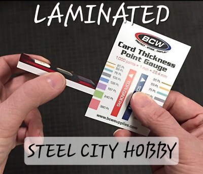 Trading Card Thickness Point Gauge Topload + Magnetic Case Sizing ...