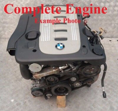 BMW 5 Series E60 E61 Bare Engine 525d M57N 256D2 Diesel 177HP 85k miles ...