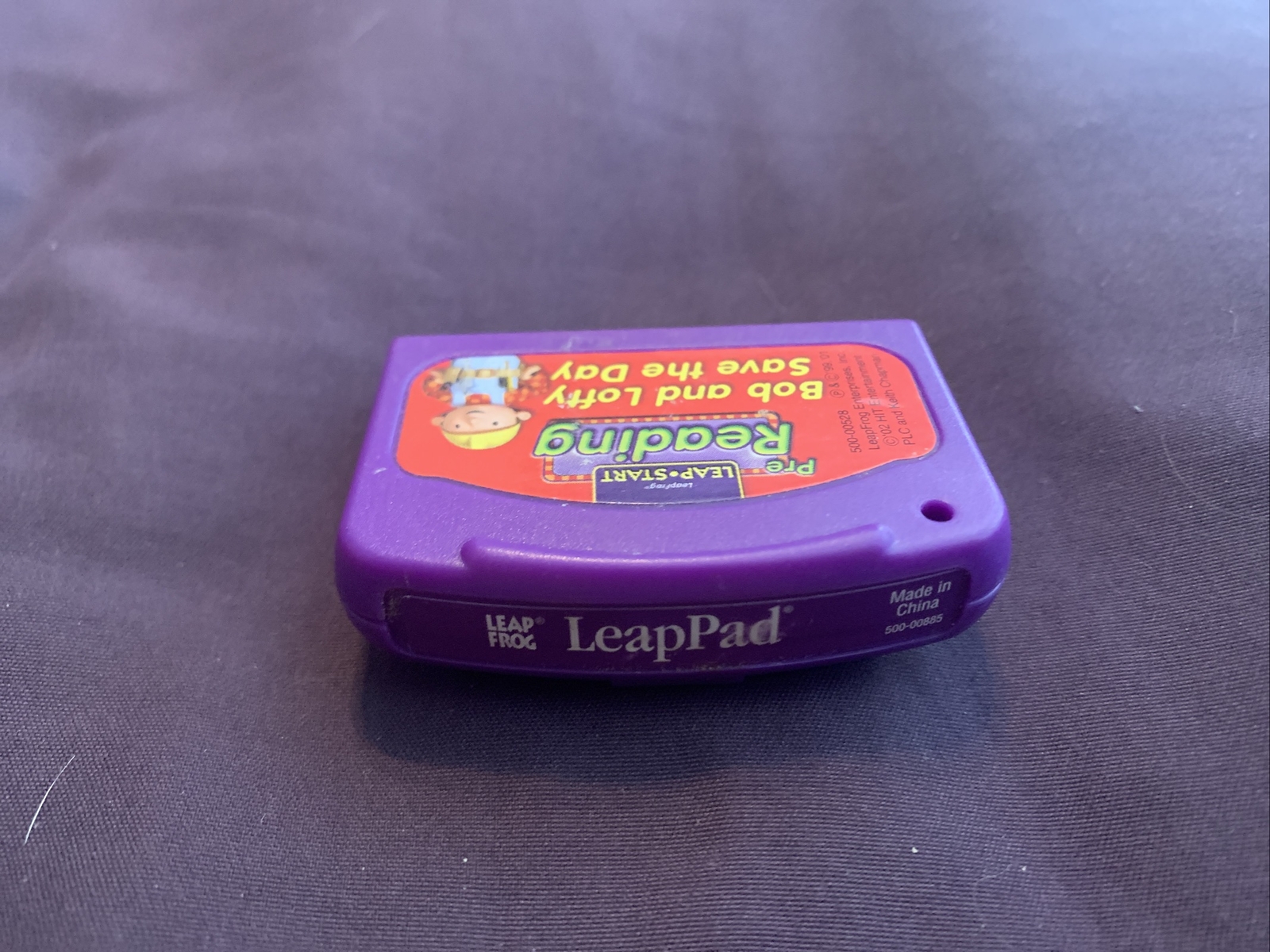 Leap Frog Leap Pad Pre Reading Bob and Lofty Save The Day Cartridge ...