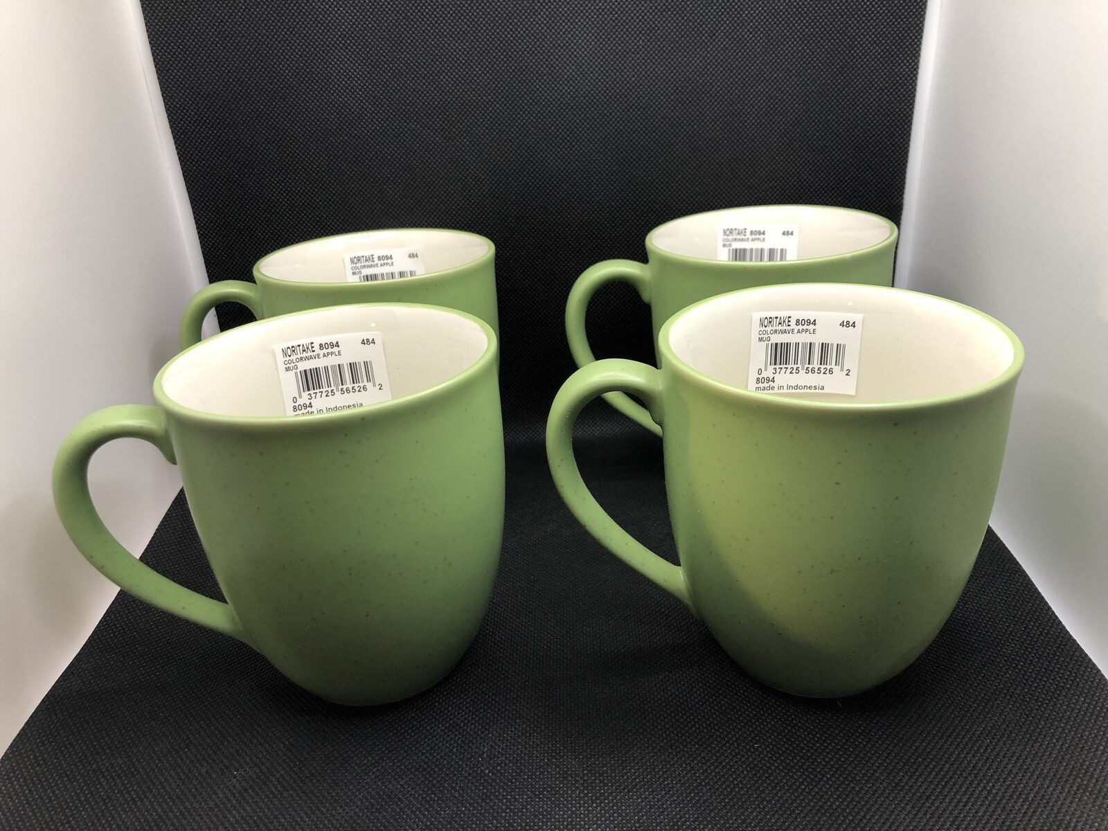 Noritake "COLORWAVE " Green Apple SET OF 4 MUGS 13 OZ. NEW InBOX. | eBay