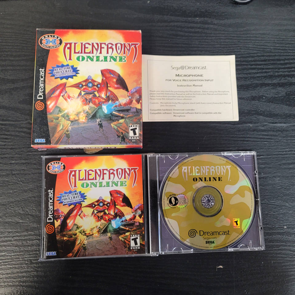 Alien Front Online for Sega Dreamcast Complete In Box CIB Great Shape ...