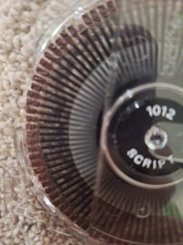 Brother Typewriter Cassette Daisy Wheel English Script 1012 405 | eBay