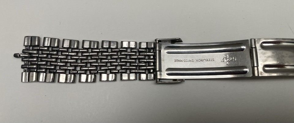 HEUER GAY FRERES STEEL BRACELET FOR AUTAVIA for Parts | eBay