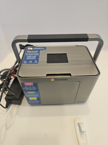 Epson - PictureMate - Personal Photo Lab PM 240 Printer Silver W Power ...