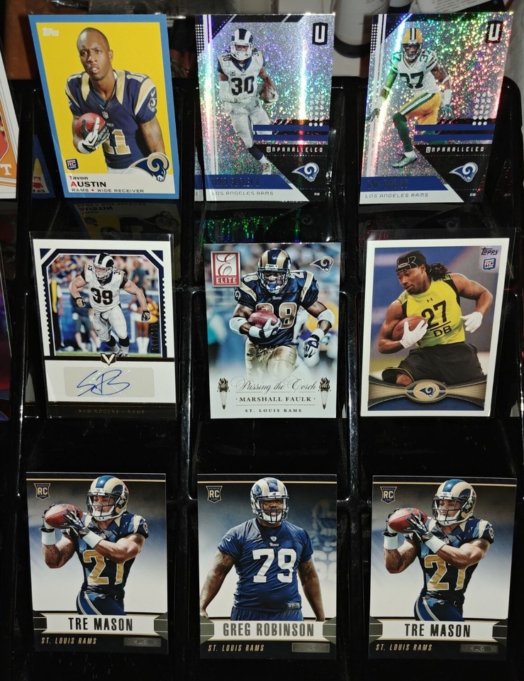 Rams auto RC serial #d rookie card lot Sam Rogers Janoris Jenkins Tavon ...