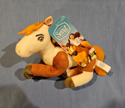 New Dreamworks Spirit Riding Free Boomerang Laying Horse Plush 7" NWT ...