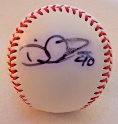David Ross #40 Signed Autographed Dodgers MLB Baseball 2002 Fotoball | eBay