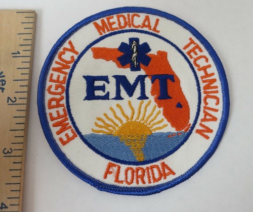 FLORIDA EMERGENCY MEDICAL TECHNICIAN EMT PATCH Vintage Original | eBay