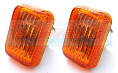 Classic Mini Land Rover Discovery Amber Side Repeaters Indicator Lights ...
