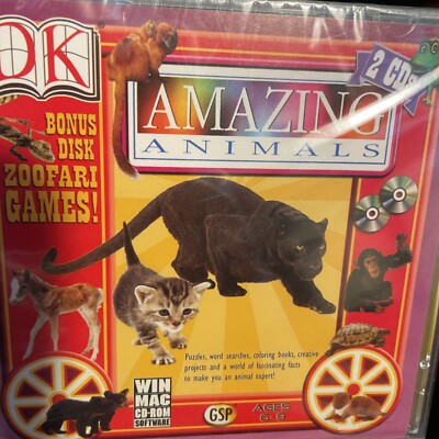 DK Amazing Animals [Win & Mac CD-ROM] 9780439800266 - Bonus Game ...