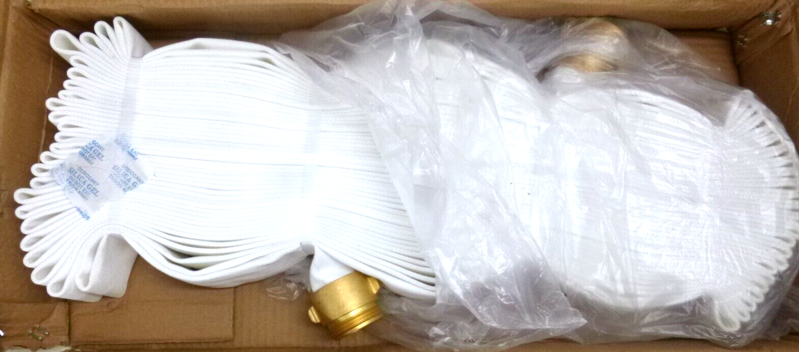 Pin Rack Fire Hose: 100 FT., 1 1/2"Hose Inside Dia., Rocker Coupling ...