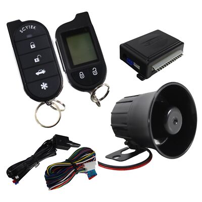 A777 2-Way Remote Control Keyless Entry Security System, Anti-Theft ...
