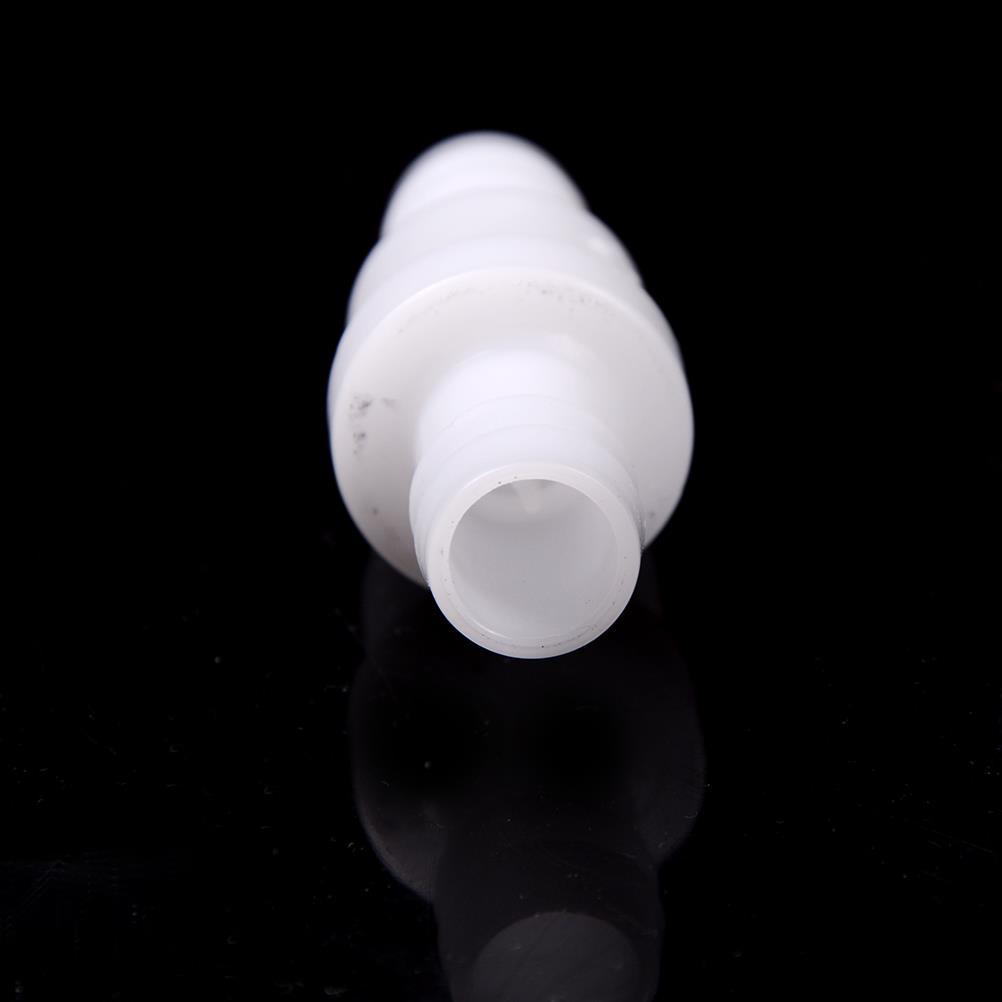 2x 12mm 1/4" White Plastic Non Return Check Valve One Way Fuel Petrol ...