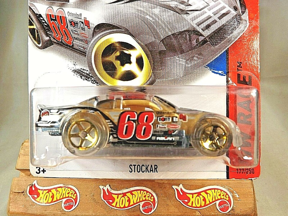 2014 Hot Wheels Treasure Hunt #177 HW Race/X-Raycers STOCKAR Clear w ...