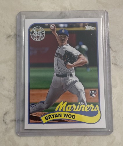 2024 Bryan Woo RC 35Th Anniversary SP Topps Baseball Series One #89B-40 ...
