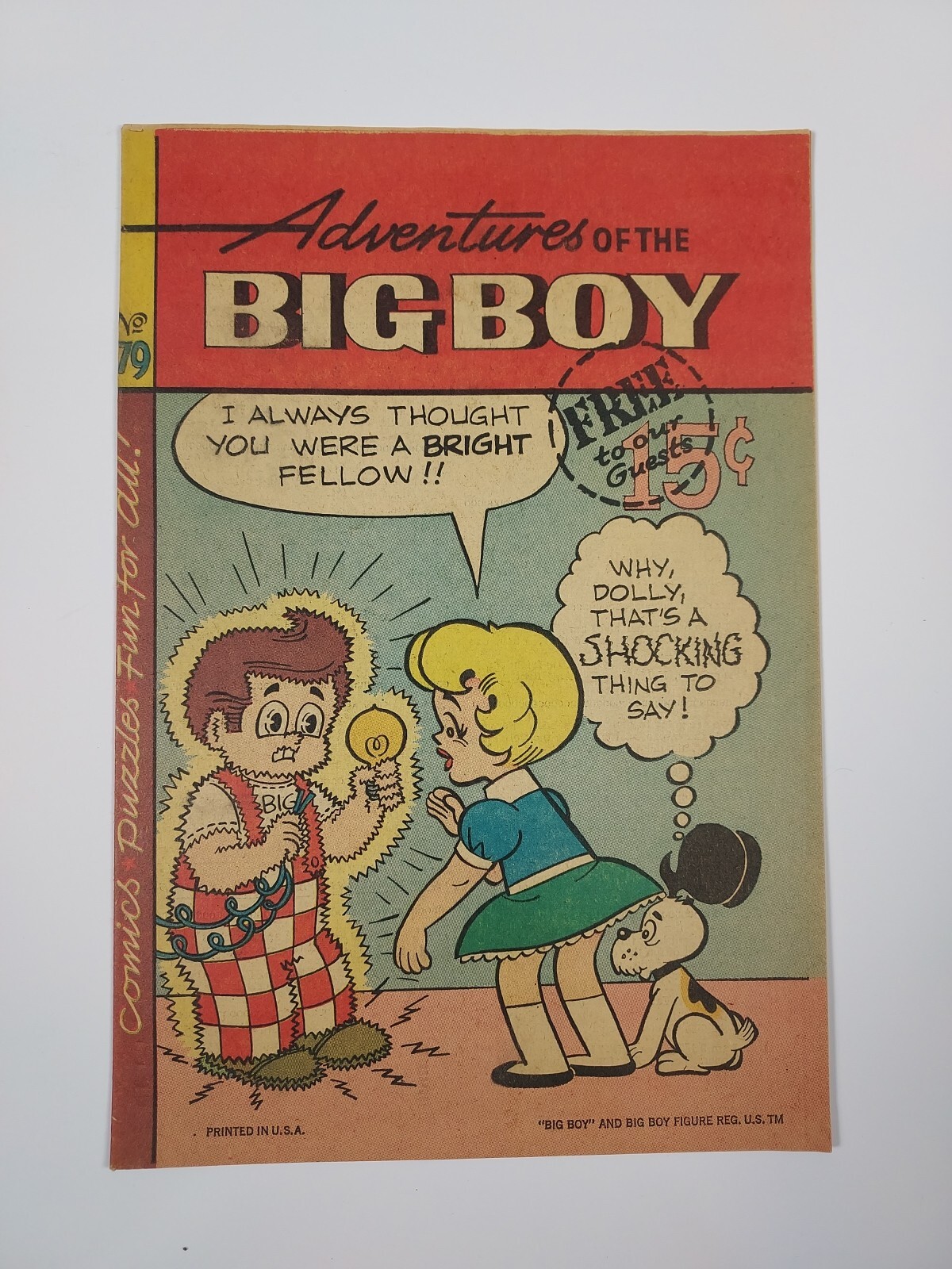 Adventures Of The Big Boy Comic Book No. 179 March 1972 | eBay