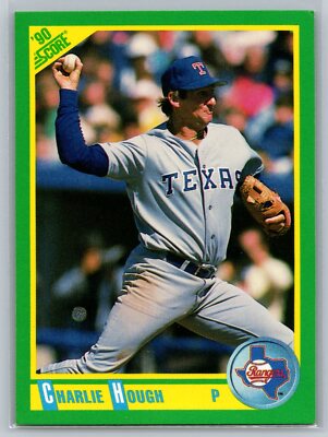 1990 Score Baseball #202 Charlie Hough Texas Rangers | eBay