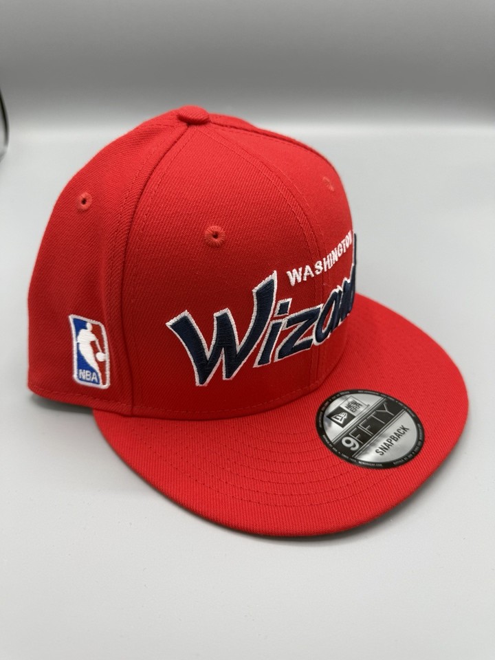 Washington Wizards Hat New Era 9Fifty Snapback Cap Red Blue Large Block ...