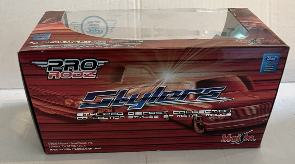 1966 LINCOLN CONTINENTAL BLACK 1:26 SCALE MAISTO PRO RODZ RARE MISB NEW ...