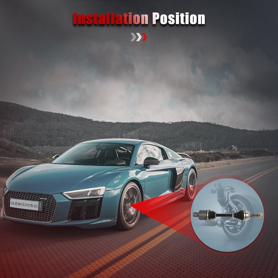 Front CV Axle Assembly Right Passenger Side For 2010-2017 Chevrolet ...