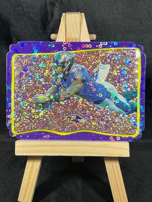 Lamar Jackson Custom Art Card Refractor Artist’s Auto *See Video | eBay