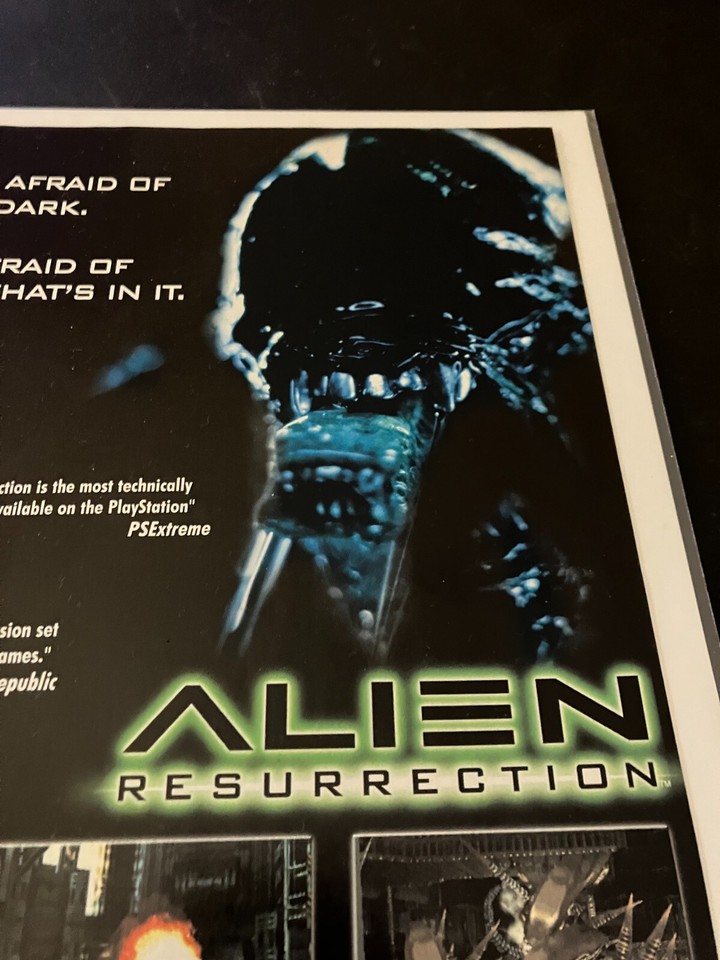 Alien Resurrection - Vintage Sci-Fi Xenomorph Print Ad / Poster / Wall ...