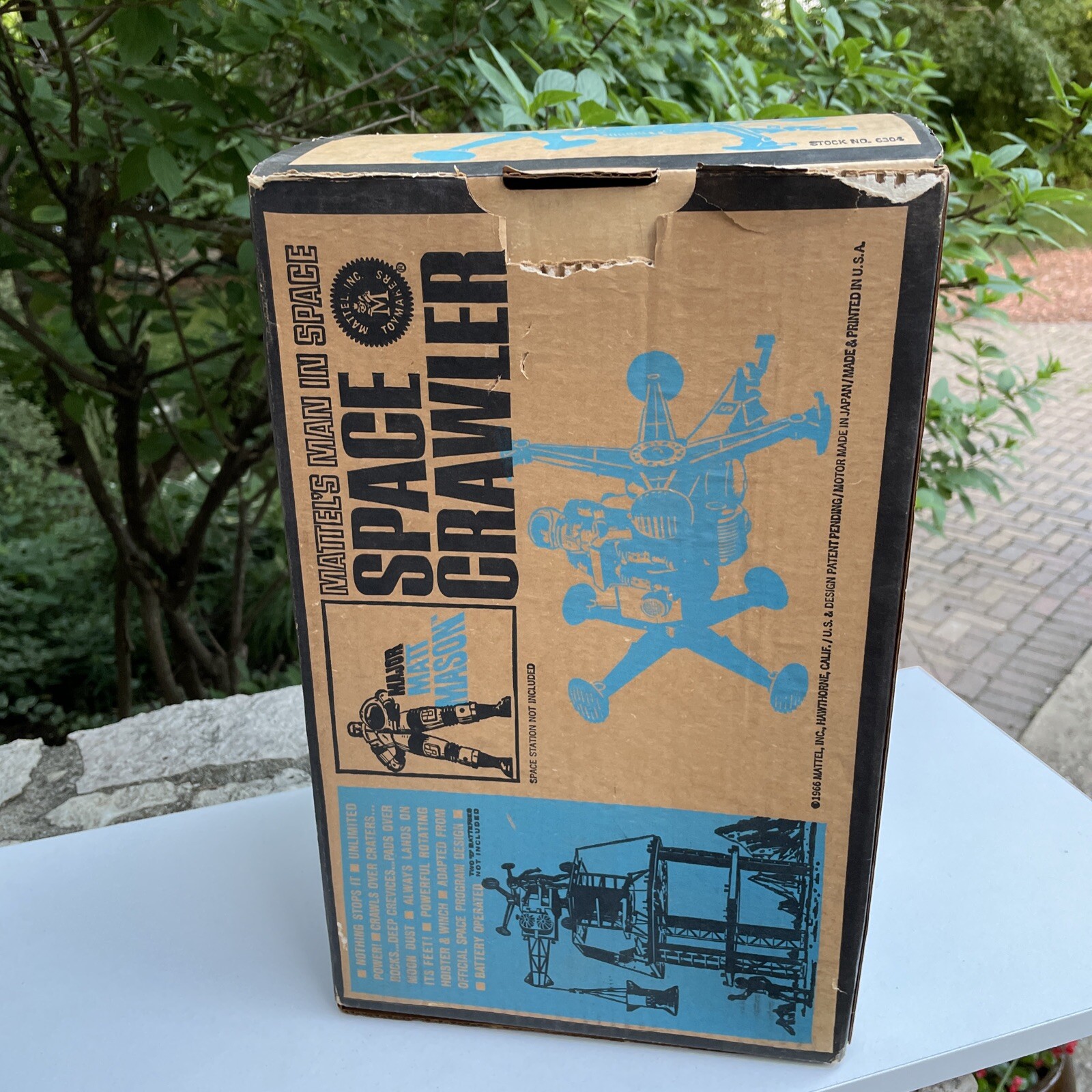 ( EMPTY BOX Only ) For 1966 Mattel Major Matt Mason SPACE CRAWLER ...