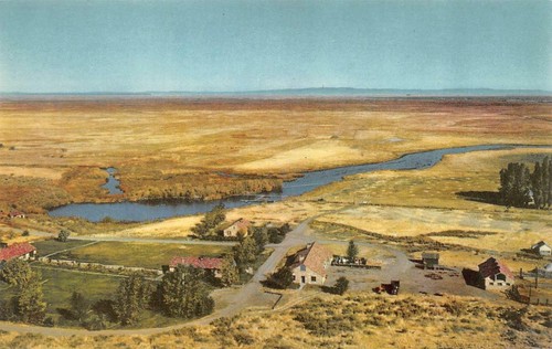 PRINCETON, Oregon OR MALHEUR MIGRATORY BIRD REFUGE Wildlife Park~Bldgs ...