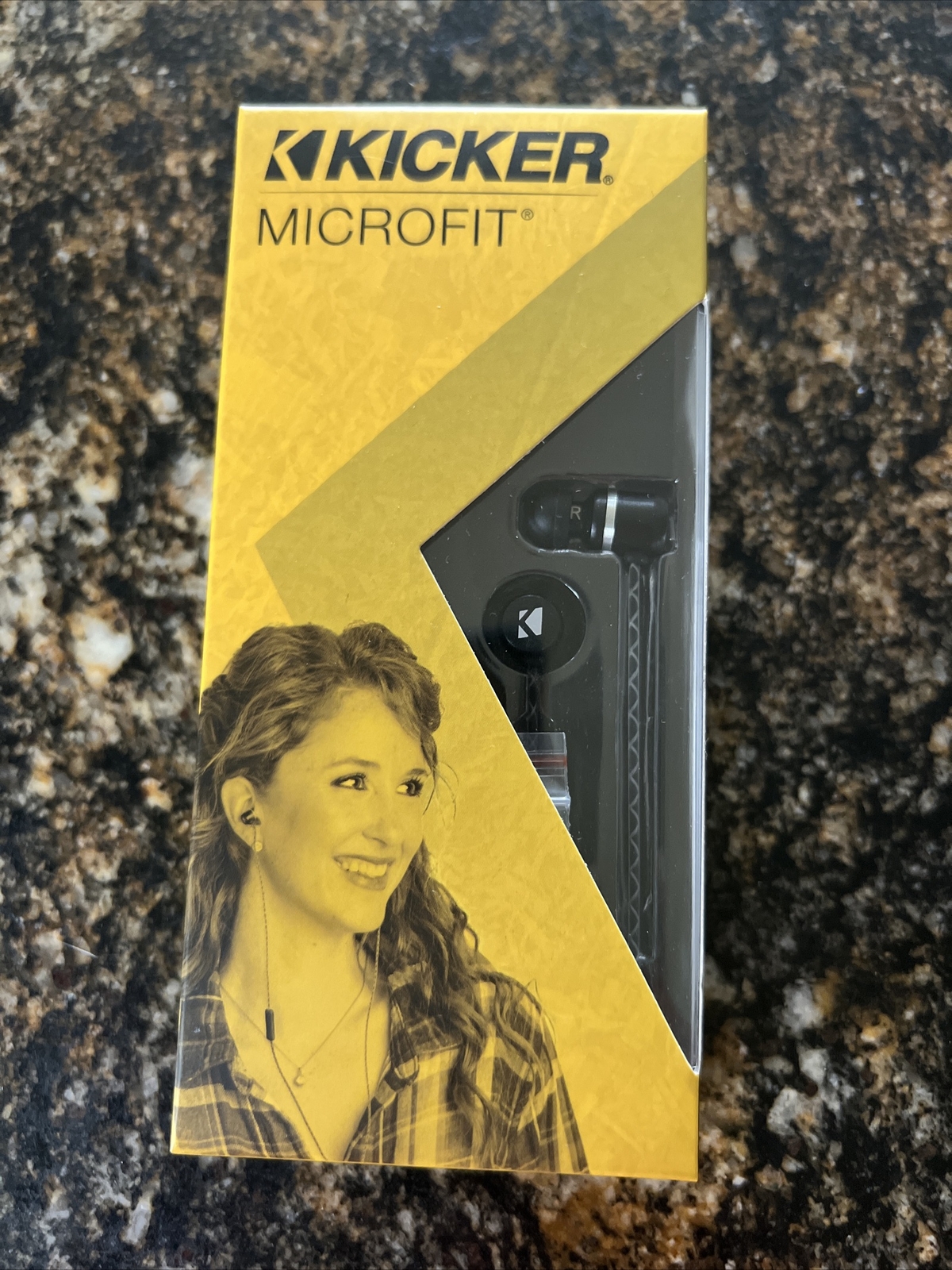 Kicker 43EB93B Wired Black Microfit Earbuds w/ Mic - BRAND NEW | eBay