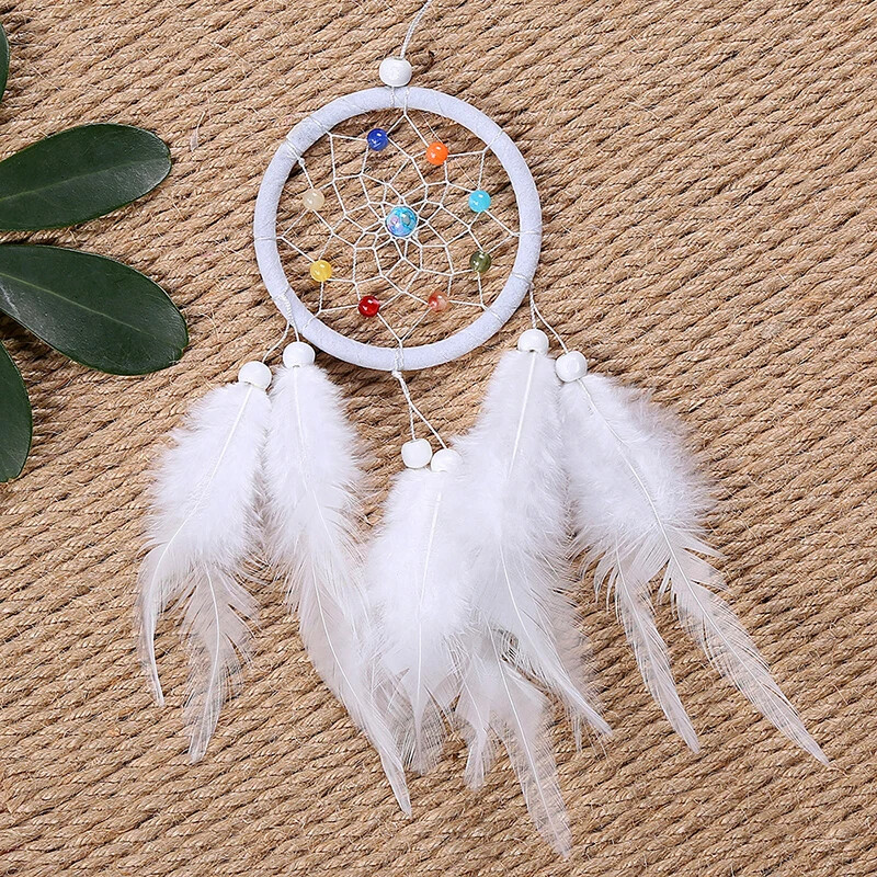 DREAM CATCHER Handmade Feathers Hanging Wall Decor Large Home ...