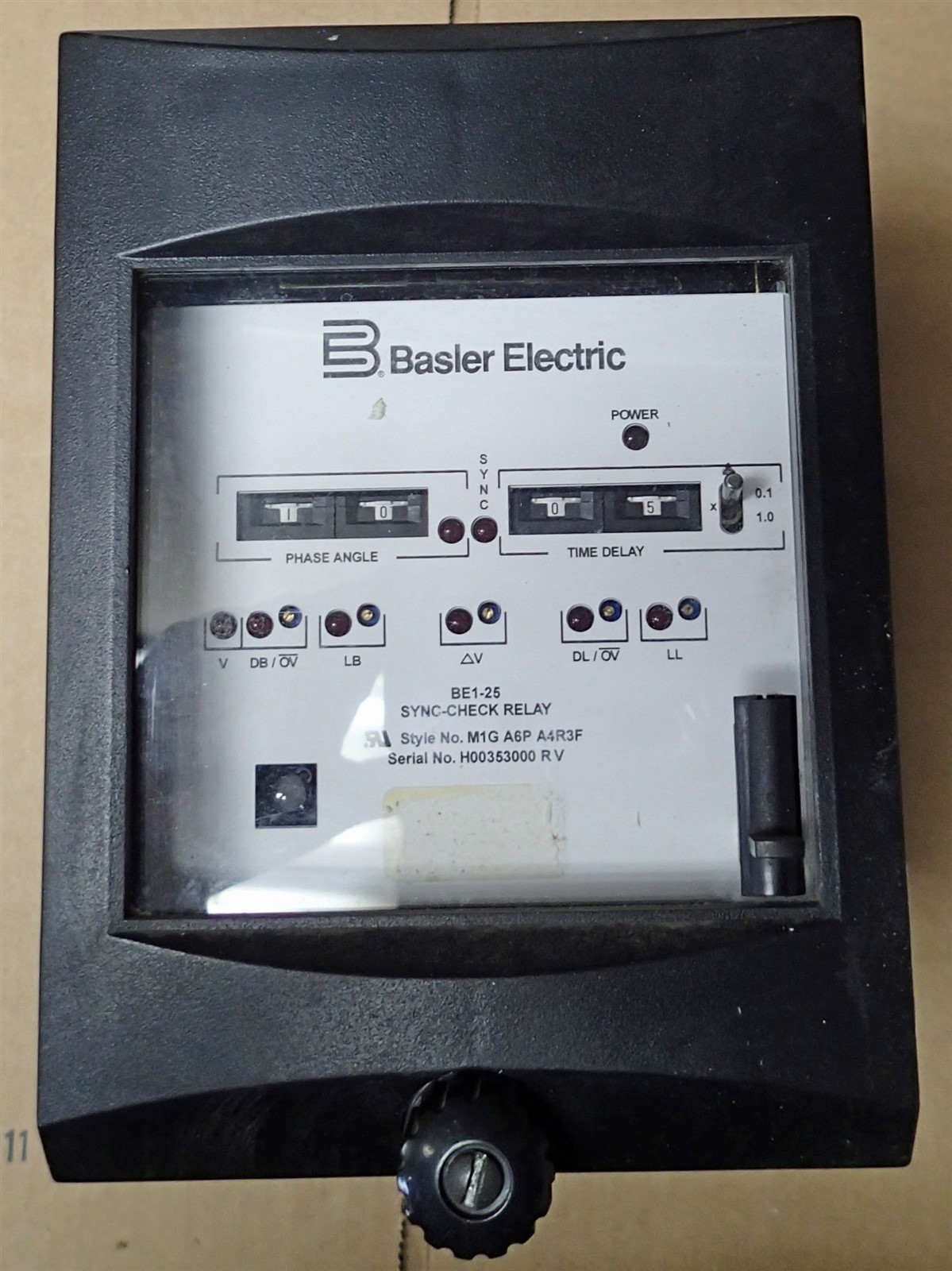 BASLER ELECTRIC BE1-25 SYNC CHECK RELAY IN EXCELLENT CONDITION | eBay