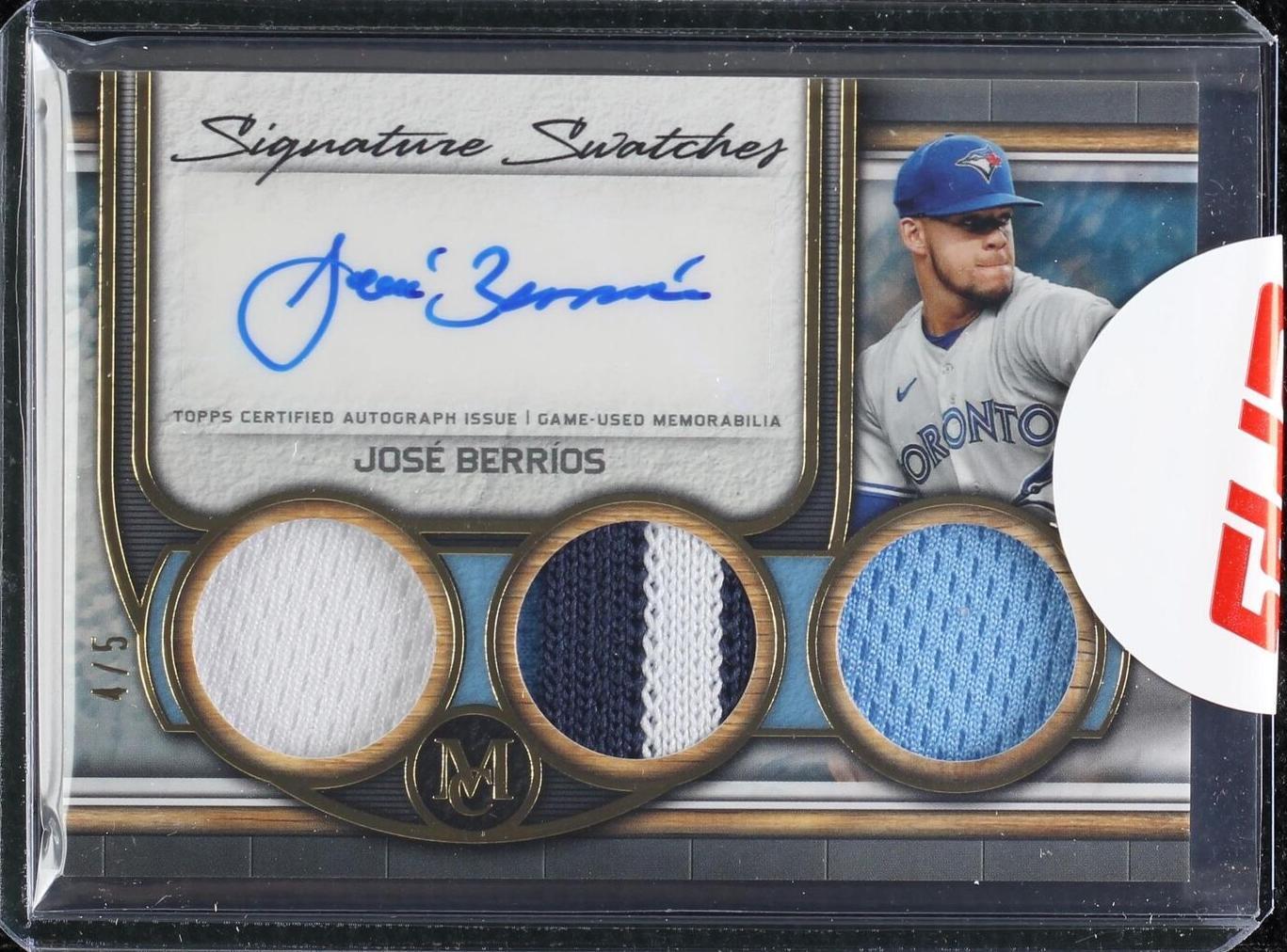 2023 Topps Museum Collection - Single-Player Signature Swatches Triple ...