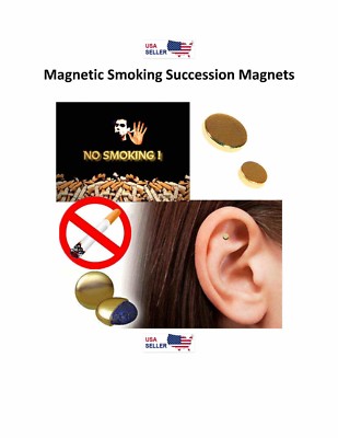 1pr. Magnetic Acupressure Earring Magnet Stop Smoke Weight Loss Magnet ...