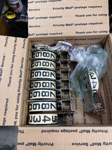 Gottlieb EM Pinball Score Reel Sets from two player machine - Rebuilt ...