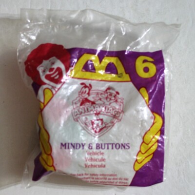 Mindy and Buttons 1994 McDonald's Animaniacs Premium #8 Toy Warner Bros ...