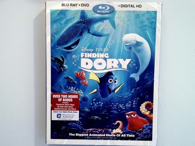 Finding Dory Blu-ray DVD Digital 2016 Disney Pixar Piper Short Bonus ...