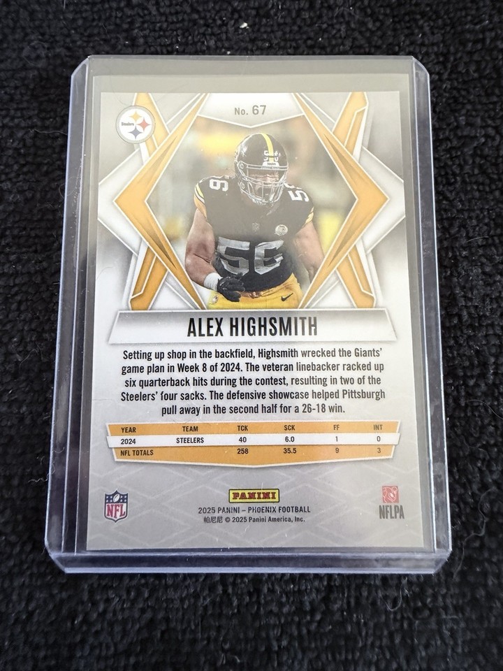 2025 Panini Phoenix - Alex Highsmith #67 Parallel Silver Pyramids | eBay