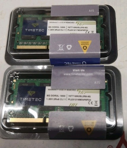 Timetec 16GB Kit(2X8Gb) DDR3L/DDR3 1600 PC3L-12800 Non-Ecc Unbuff | eBay