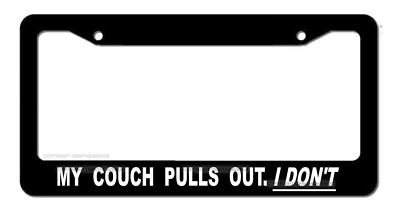 My Couch Pulls Out Funny JDM Drifting Drift Racing Race License Plate ...