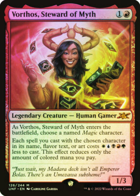 MTG FOIL Vorthos, Steward of Myth - Unfinity #126 | eBay