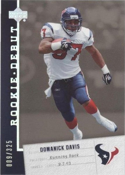 2006 Upper Deck Rookie Debut - Holofoil #40 Domanick Davis /325 for ...