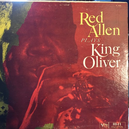Henry "Red" Allen Red Allen Plays King Oliver Verve V-1025 LP Sealed | eBay