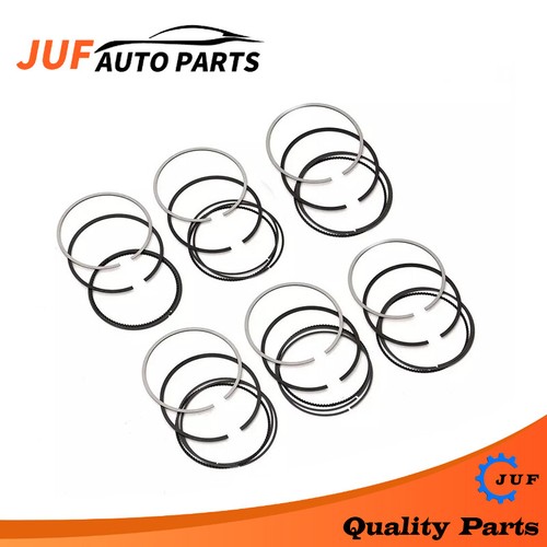 6x Piston Rings Set For BMW M50B25 M52B25 M52B28 E36 E46 323i 328i 2.5L ...