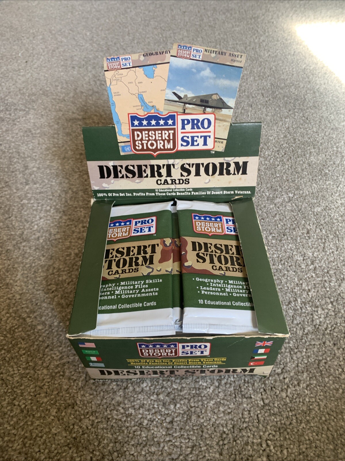 Pro Set Desert Storm Box - 360 Cards new sealed | eBay