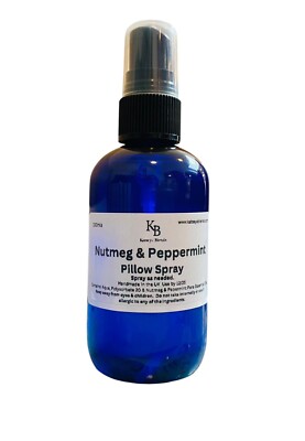 Nutmeg & Peppermint Body and Pillow Spray x 100ml - 100% Natural Spray ...