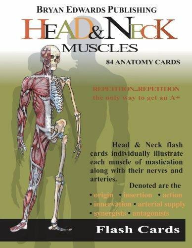 Head Neck Muscles (Flash Cards) - Cards By Anatomy, Flash - GOOD ...